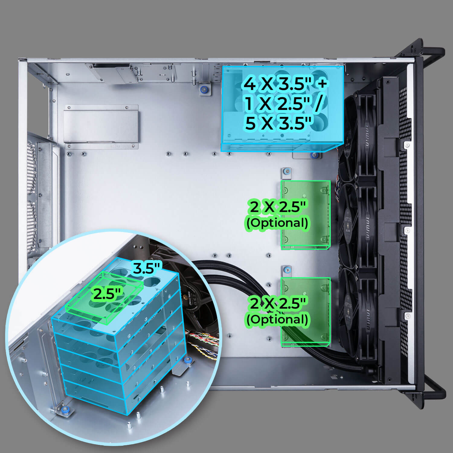 4U Rackmount Chassis / InWin / IW-RL400